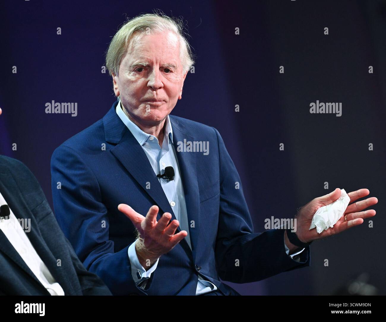 Former Apple CEO and Pepsi president John Scully speaks at the Zeta Live conference at Center415 ...