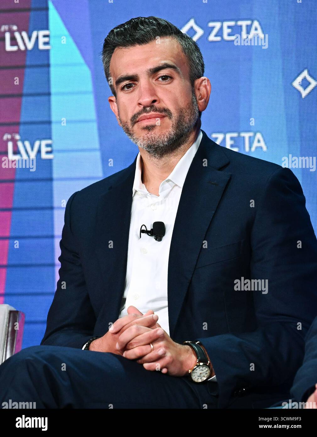 ZoomInfo founder and CEO Henry Schuck speaks at the Zeta Live ...
