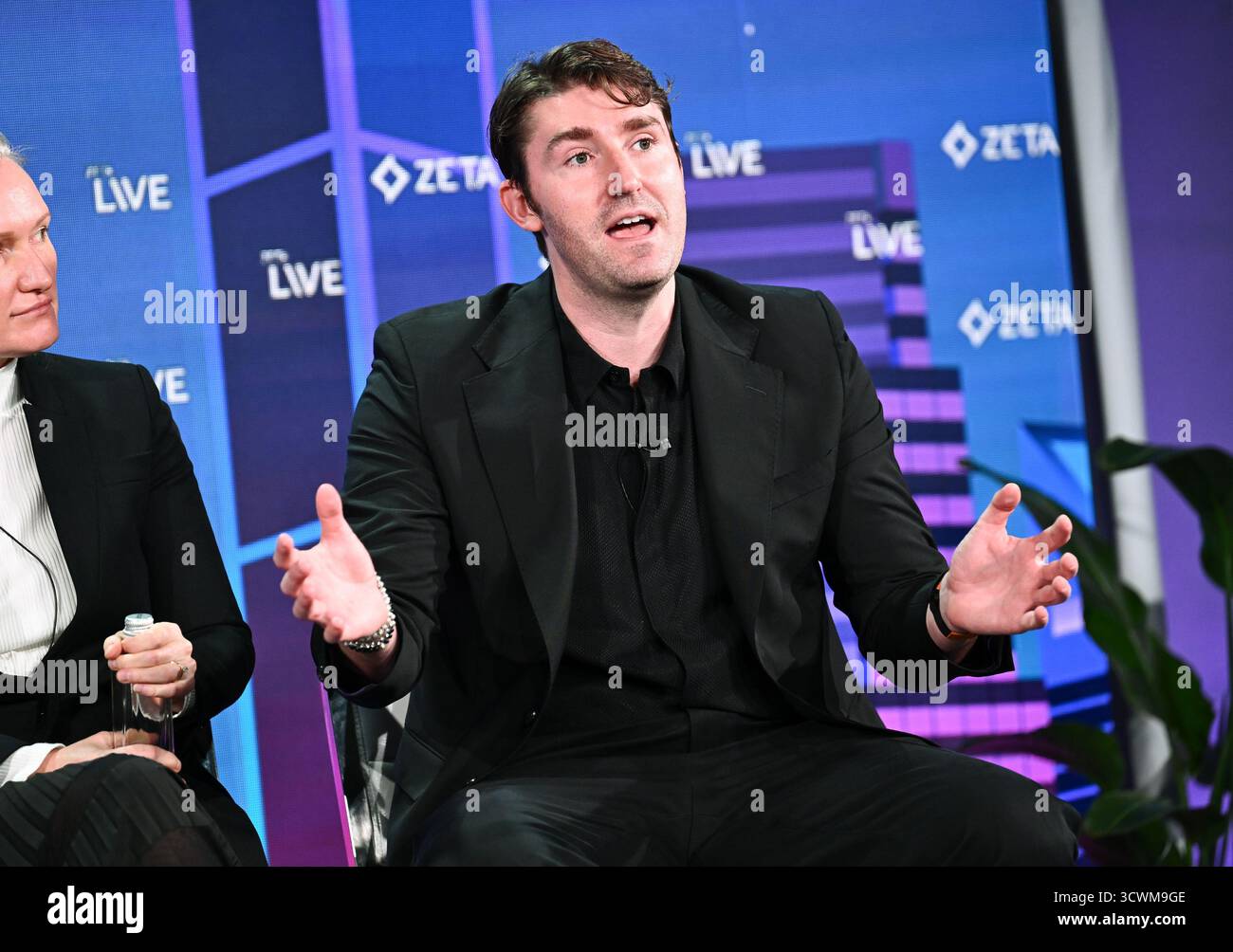 Moonpay founder and CEO Ivan Soto-Wright speaks at the Zeta Live conference at Center415 on ...