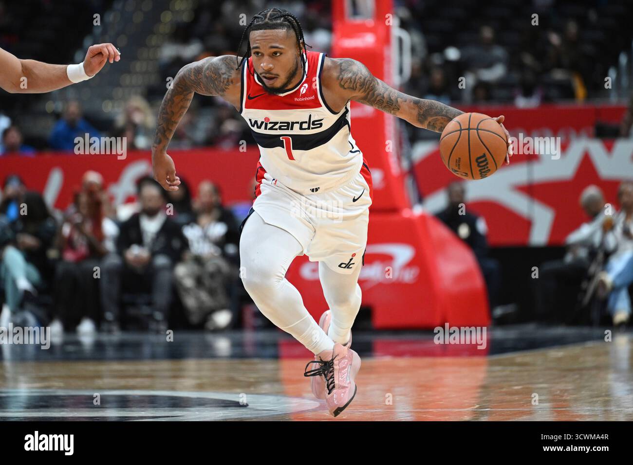Washington Wizards forward Cam Whitmore during the second half of a ...