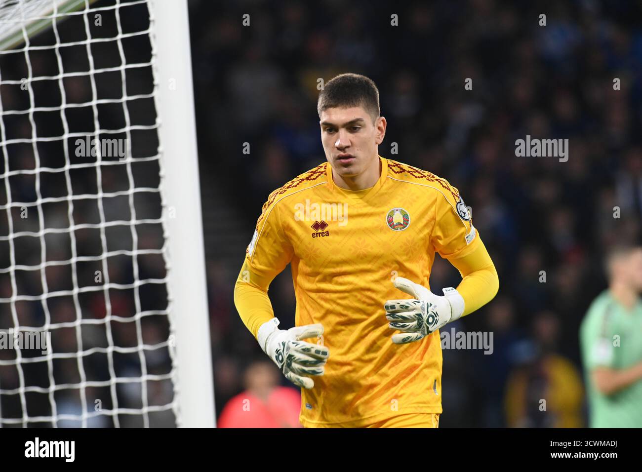 Goalkeeper fyodor lapoukhov of belarus hi-res stock photography and ...