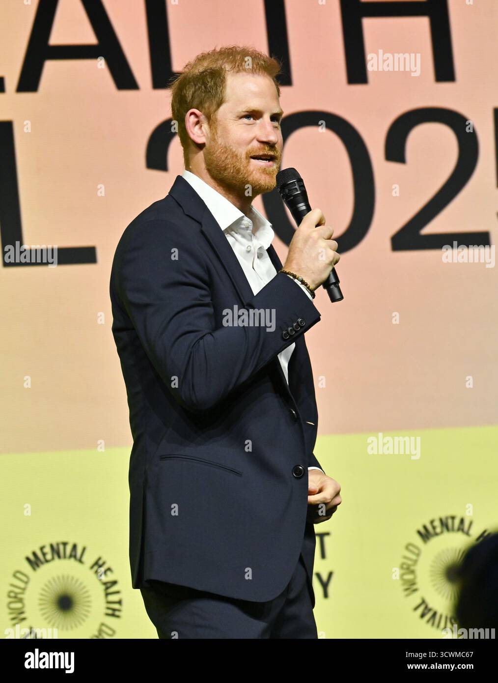 Prince Harry, The Duke of Sussex, speaks at Project Healthy Minds ...
