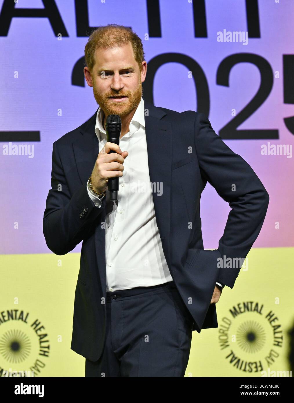 Prince Harry, The Duke of Sussex, speaks at Project Healthy Minds ...