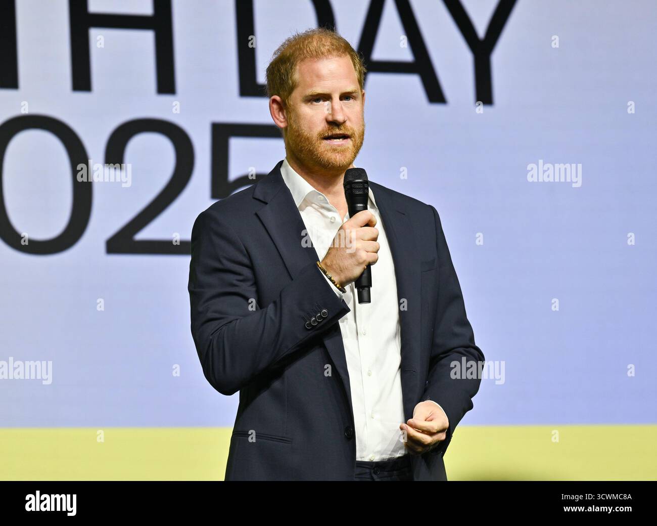 Prince Harry, The Duke of Sussex, speaks at Project Healthy Minds ...