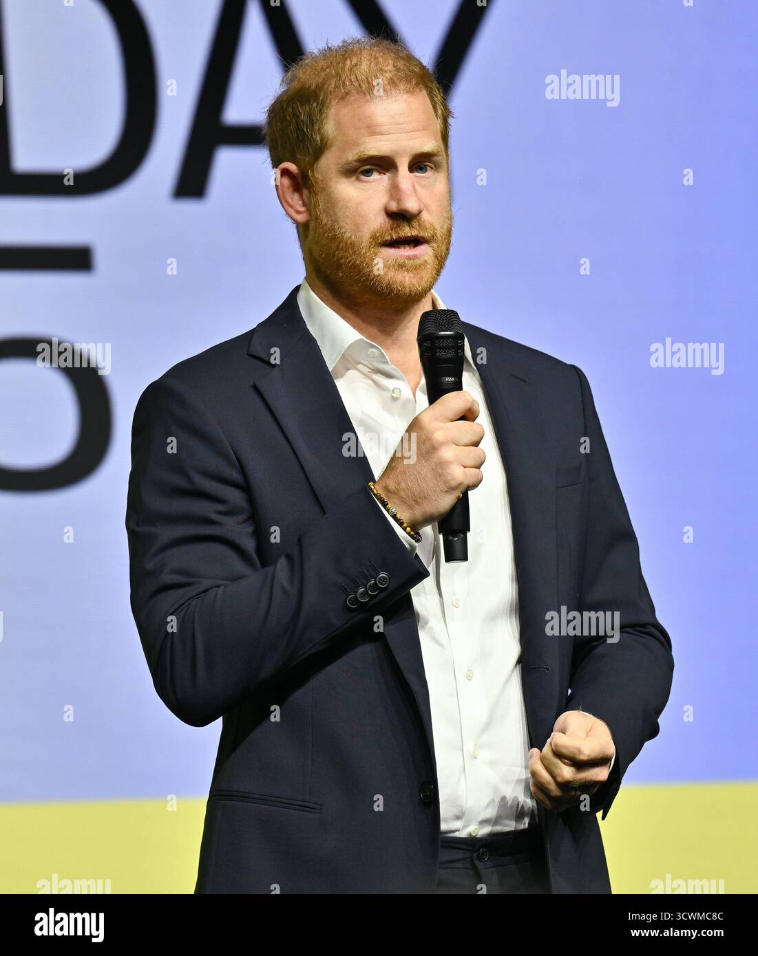 Prince Harry, The Duke of Sussex, speaks at Project Healthy Minds ...