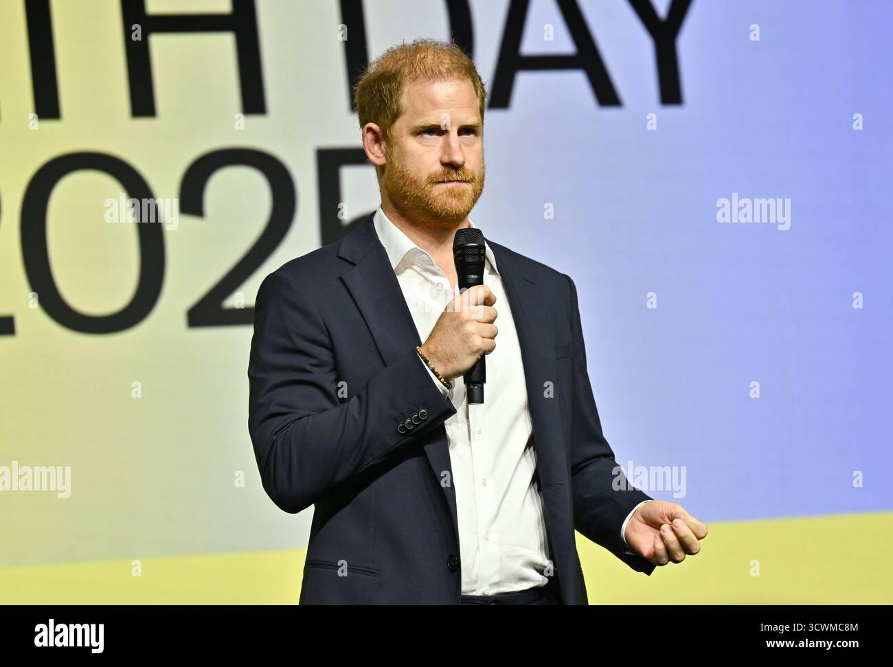 Prince Harry, The Duke of Sussex, speaks at Project Healthy Minds ...