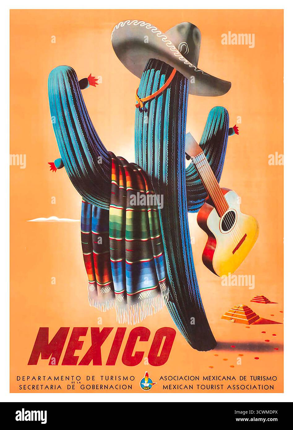 Poster colorful mexico Cut Out Stock Images & Pictures - Alamy
