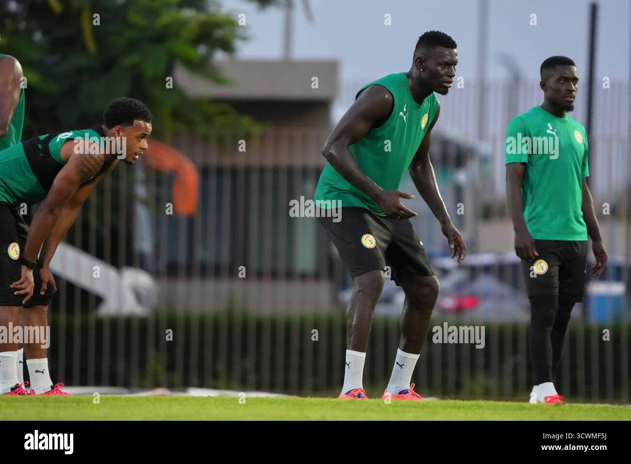 Senegal players attend a training session ahead of their 2026 FIFA ...