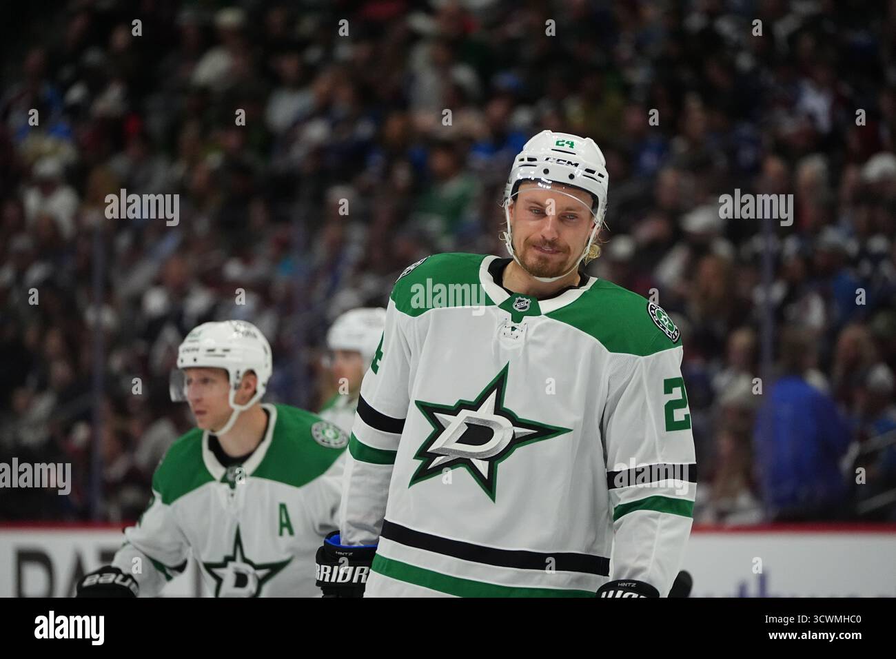 Dallas Stars center Roope Hintz (24) in the third period of an NHL ...