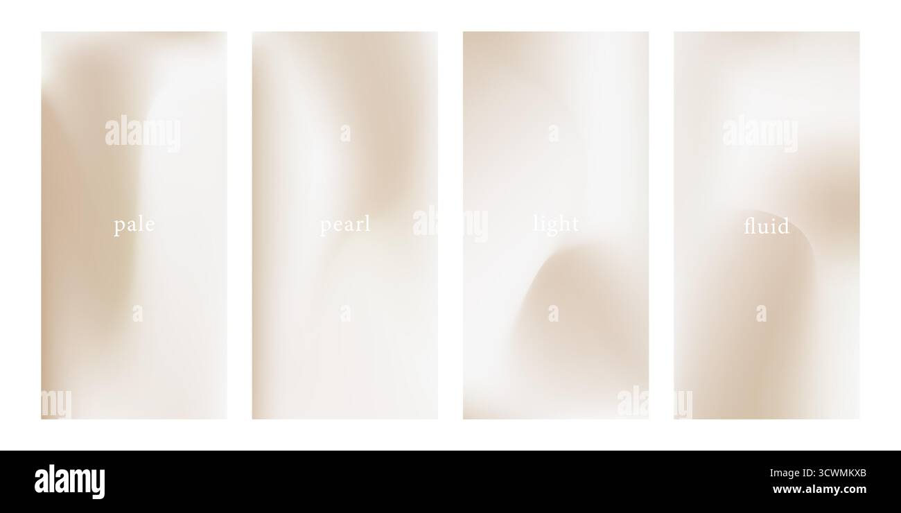 Pastel pearl and cream gradient story background. Elegant warm neutral ...