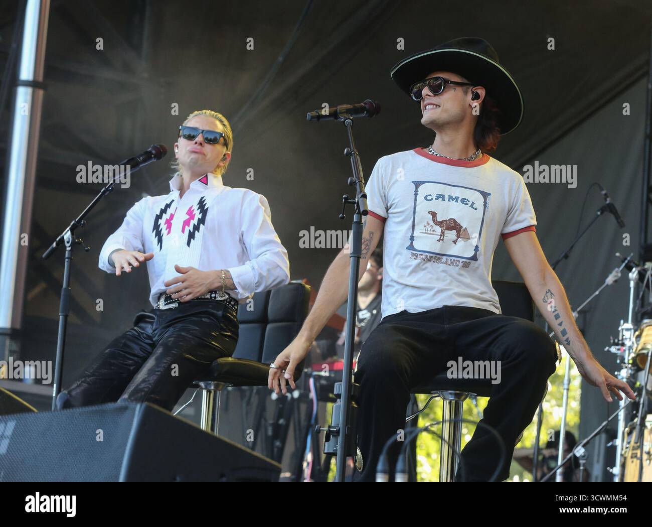 Argentine duo Ca7riel, right, and Paco Amoroso perform during weekend ...