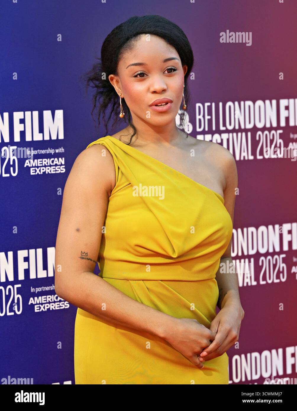 LONDON, ENGLAND, October 12 2025: Amara Okereke at the "THE CHORAL" of ...