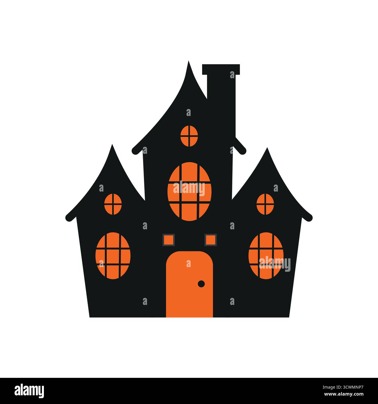 Dark old spooky tower Cut Out Stock Images & Pictures - Alamy