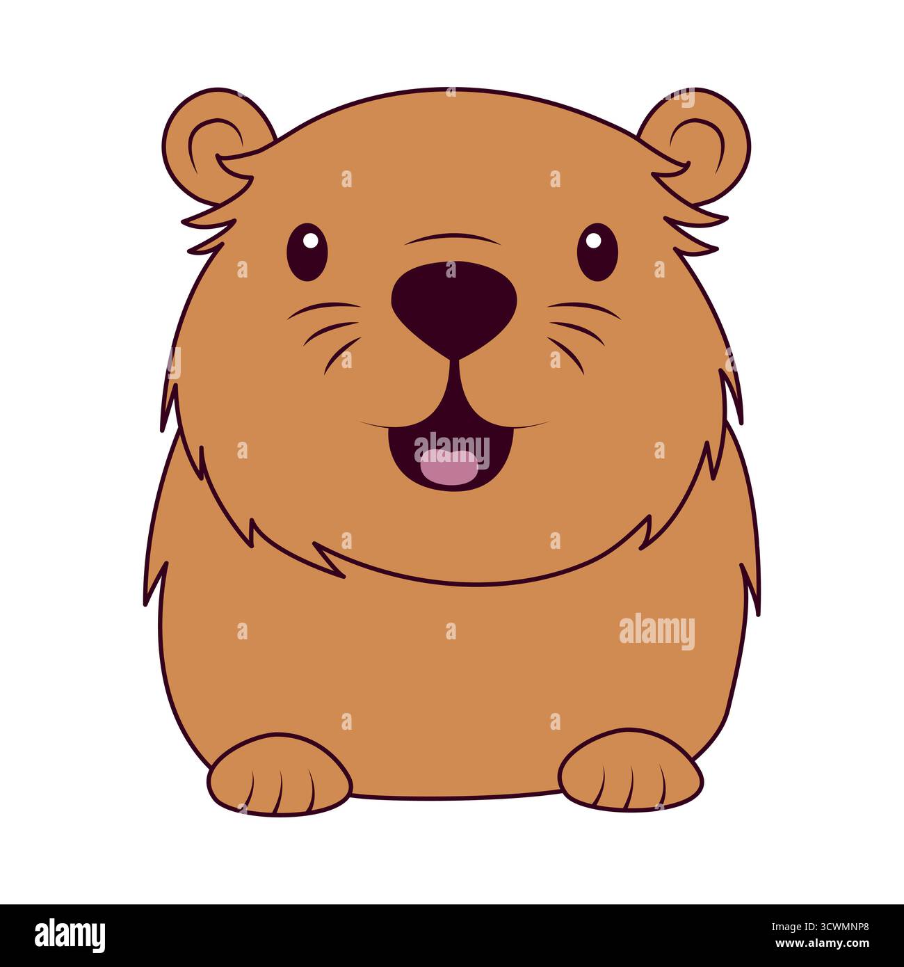Vector cute pet smiling hi-res stock photography and images - Alamy
