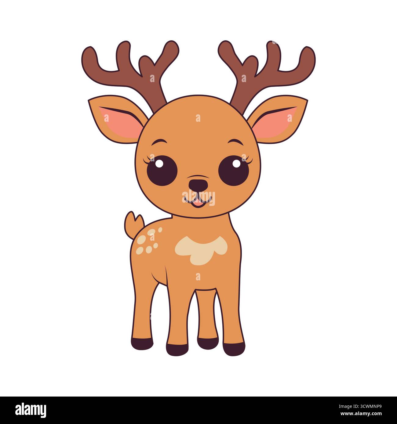 Cute baby in christmas Stock Vector Images - Alamy