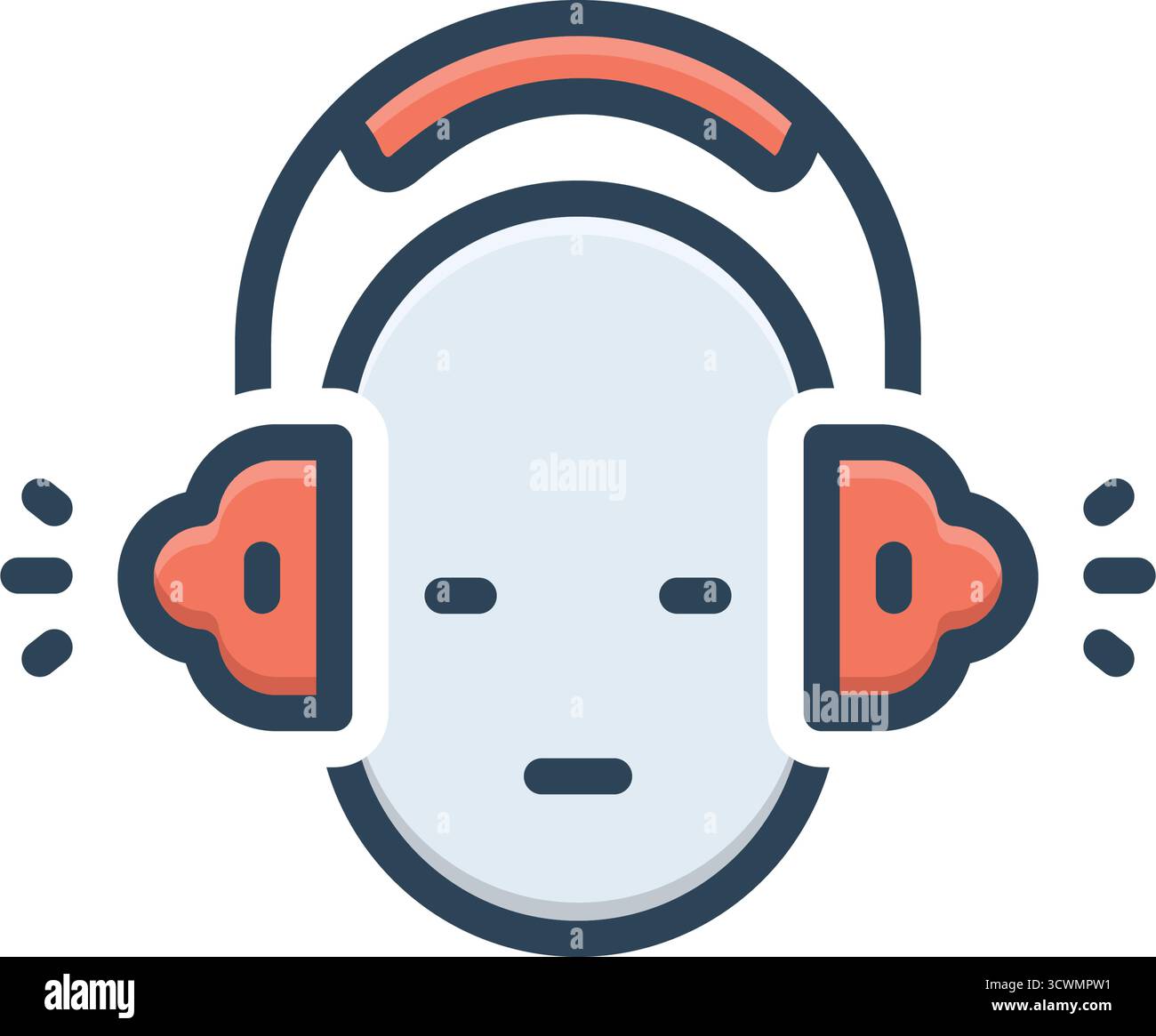 Earpiece vector vectors hi-res stock photography and images - Alamy