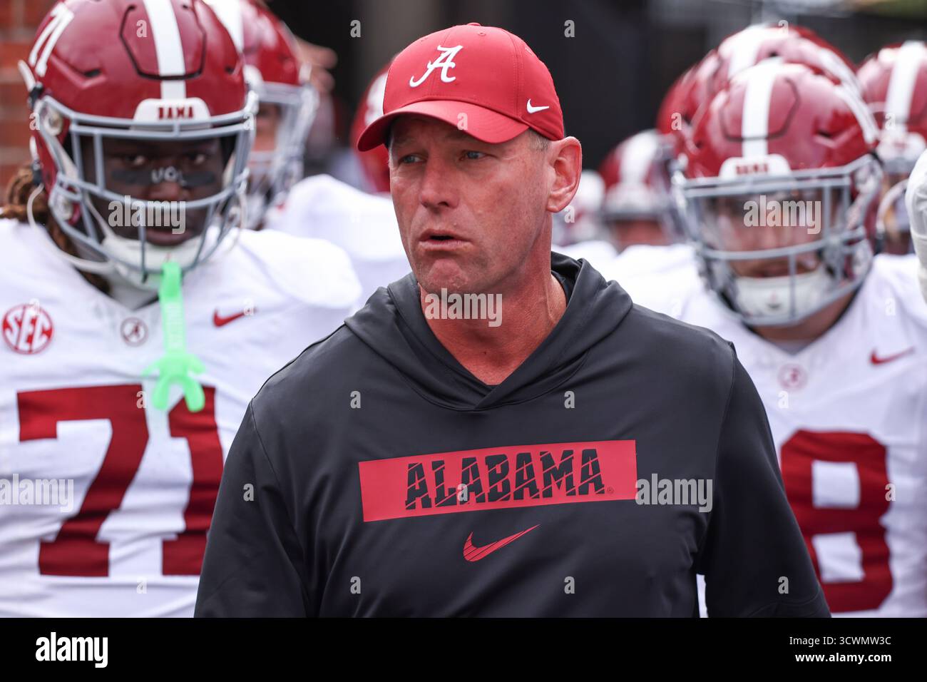 COLUMBIA, MO - OCTOBER 11: Alabama Crimson Tide head coach Kalen Deboer ...