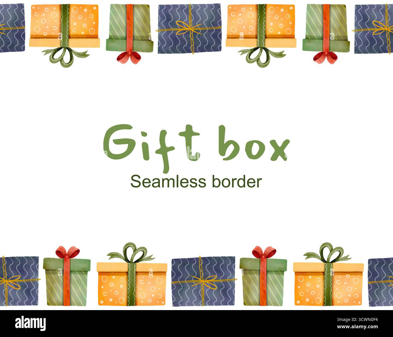 Seamless border colorful festive Cut Out Stock Images & Pictures - Alamy