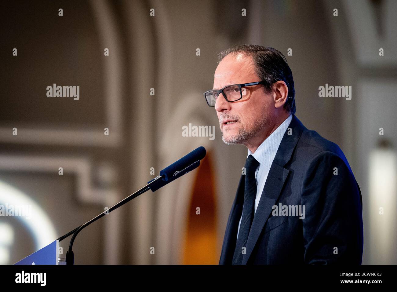 The director of El País, Jan Martínez Ahrens, during the New ...