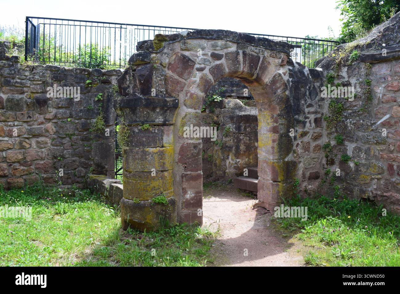 castle Château de Schlossberg above Forbach in France Stock Photo - Alamy
