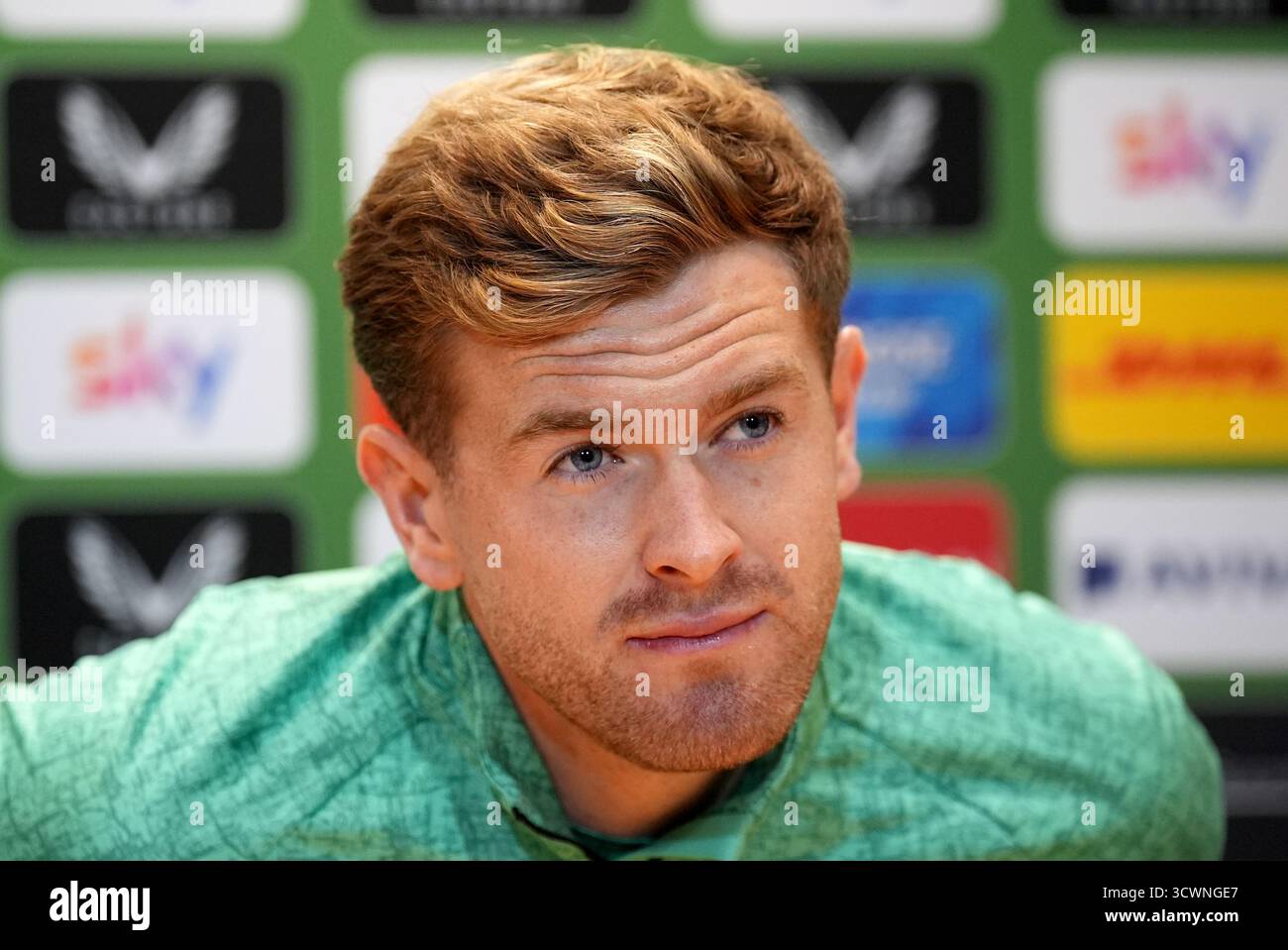 Republic of Ireland's Nathan Collins during a press conference at the ...