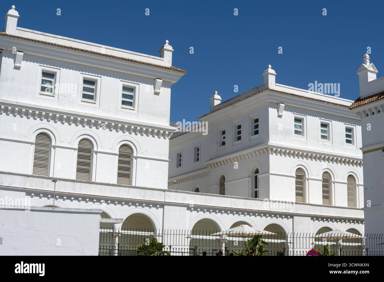 Photograph of the typical architecture of Cadiz, Andalusia, Spain ...