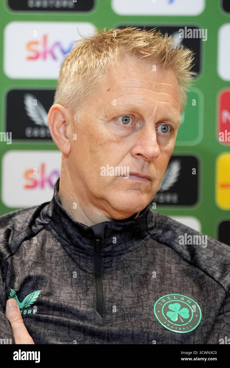 Republic of Ireland manager Heimir Hallgrimsson during a press ...