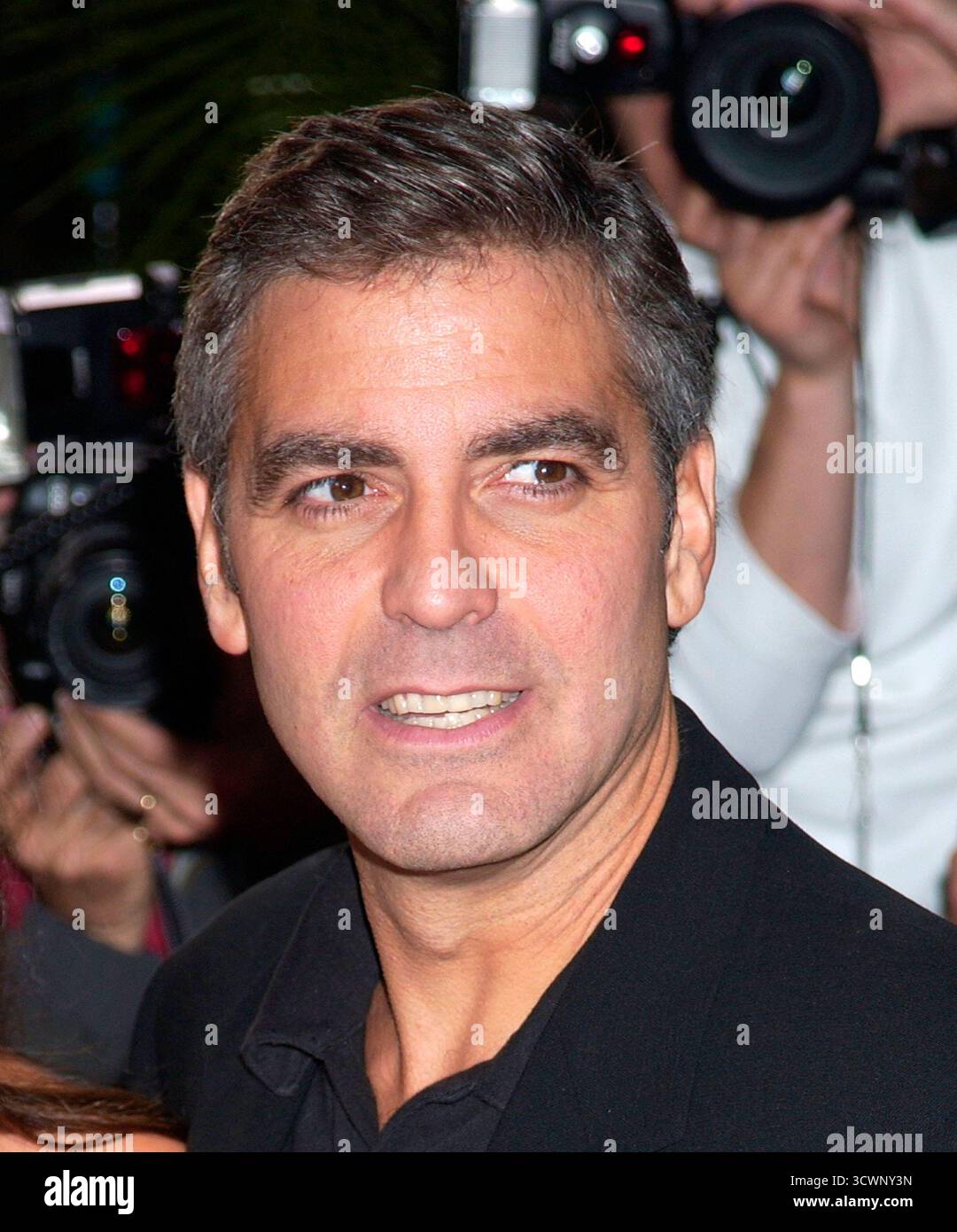 George Clooney at the Intolerable Cruelty Premiere, held at the Samuel ...