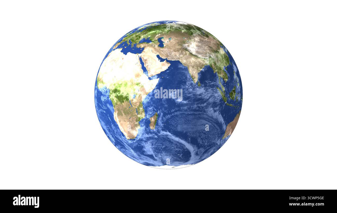 Planet earth illustration blue white hi-res stock photography and ...