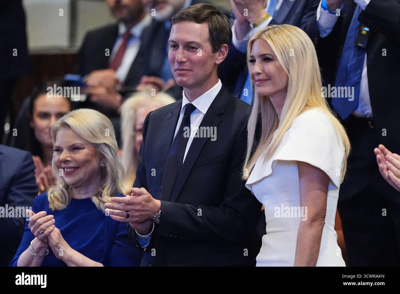 Jared Kushner and Ivanka Trump are recognized by President Donald Trump ...