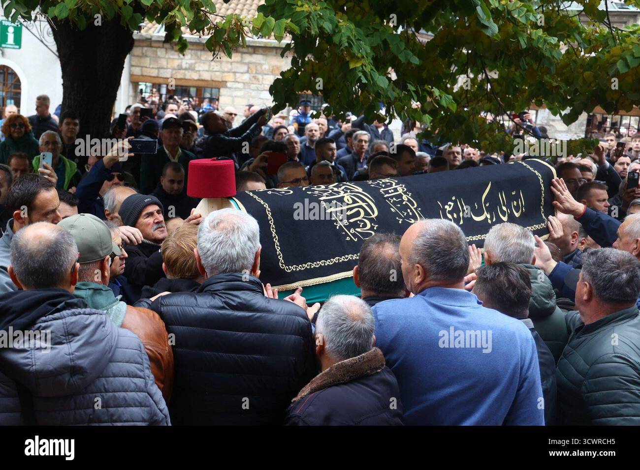 Bosnia and Herzegovina, Sarajevo, 131025. Funeral of singer Halid ...