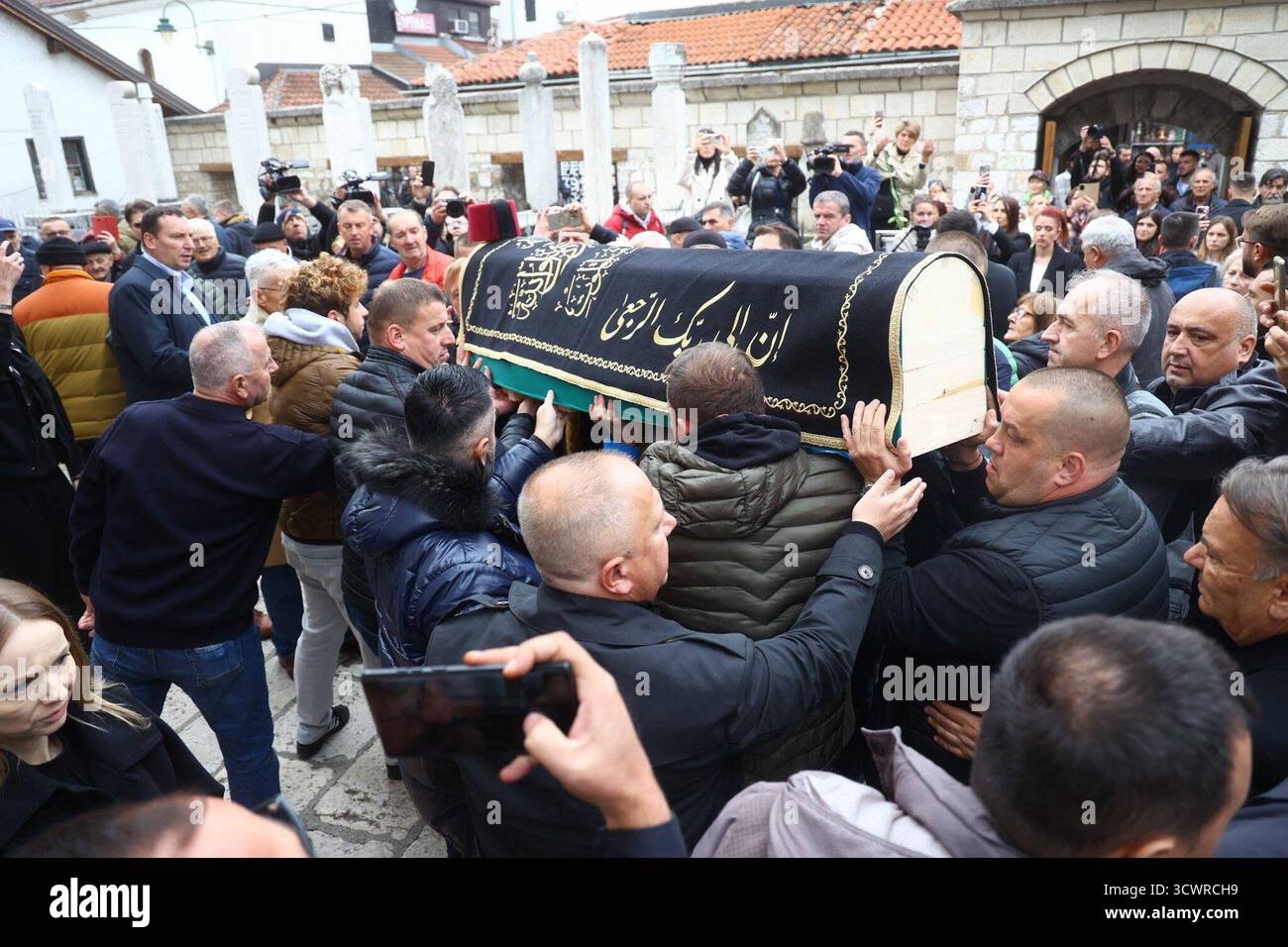 Bosnia and Herzegovina, Sarajevo, 131025. Funeral of singer Halid ...