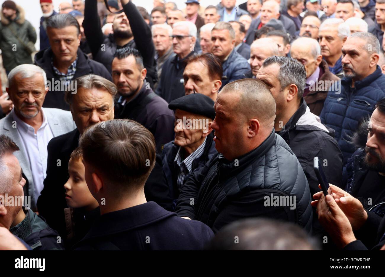 Bosnia and Herzegovina, Sarajevo, 131025. Funeral of singer Halid ...