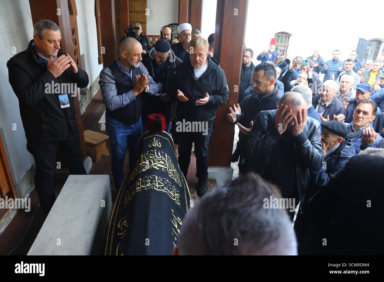 Bosnia and Herzegovina, Sarajevo, 131025. Funeral of singer Halid ...