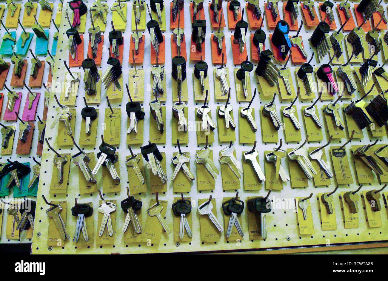 key for locking apartments and houses, as a burglary protection key for ...