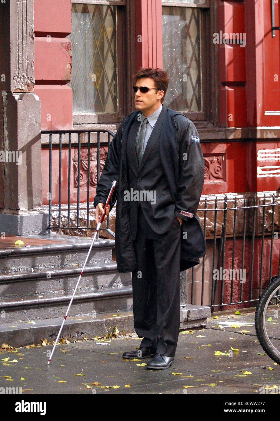 "Daredevil" film set on West 46 Street in New York. Pictured: Ben ...