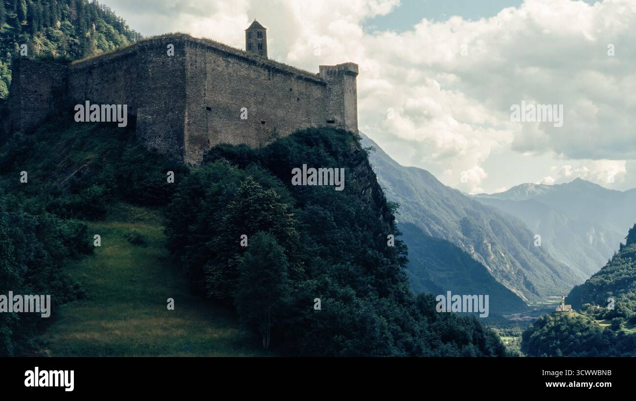 Castle of Mesocco, Valle Mesolcina, Canton Grigioni, Switzerland: ruins ...
