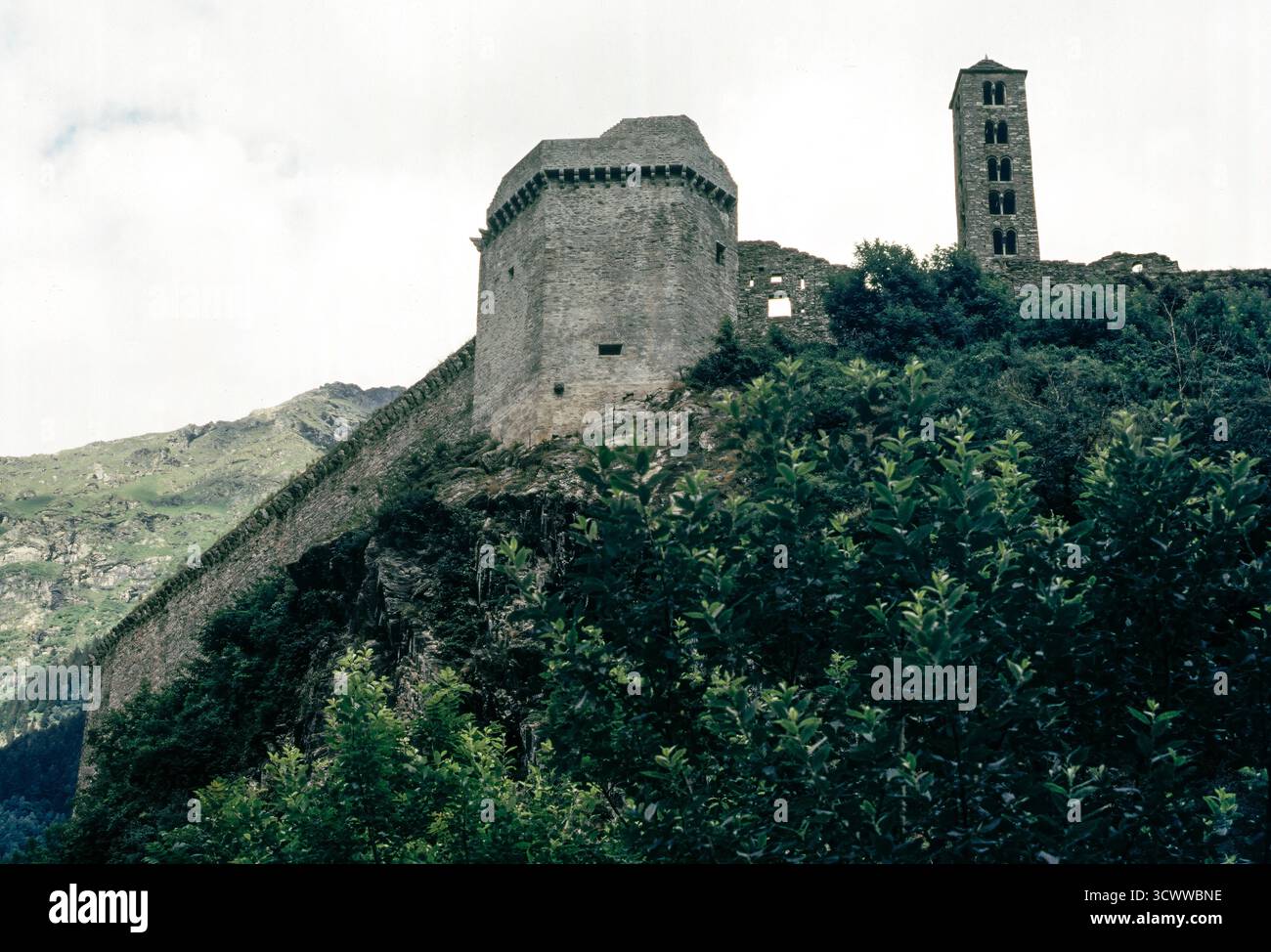 Castle of Mesocco, Valle Mesolcina, Canton Grigioni, Switzerland: ruins ...