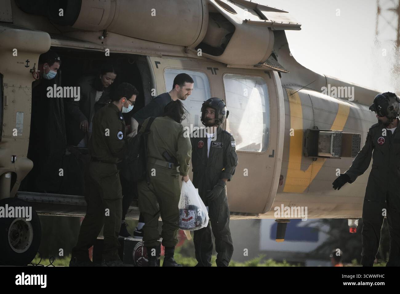 Elkana Bohbot, an Israeli hostage released from the Gaza Strip waves ...