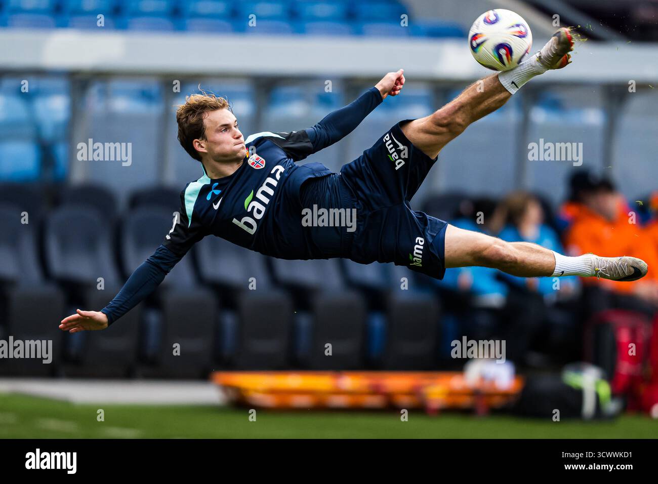 251013 Kristian Arnstad of the Norwegian national football team during ...