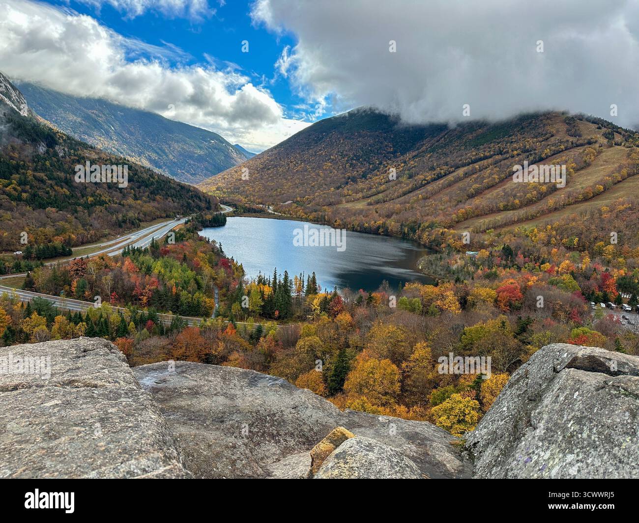 The view from Artists Bluff, a popular destination for fall foliage in ...