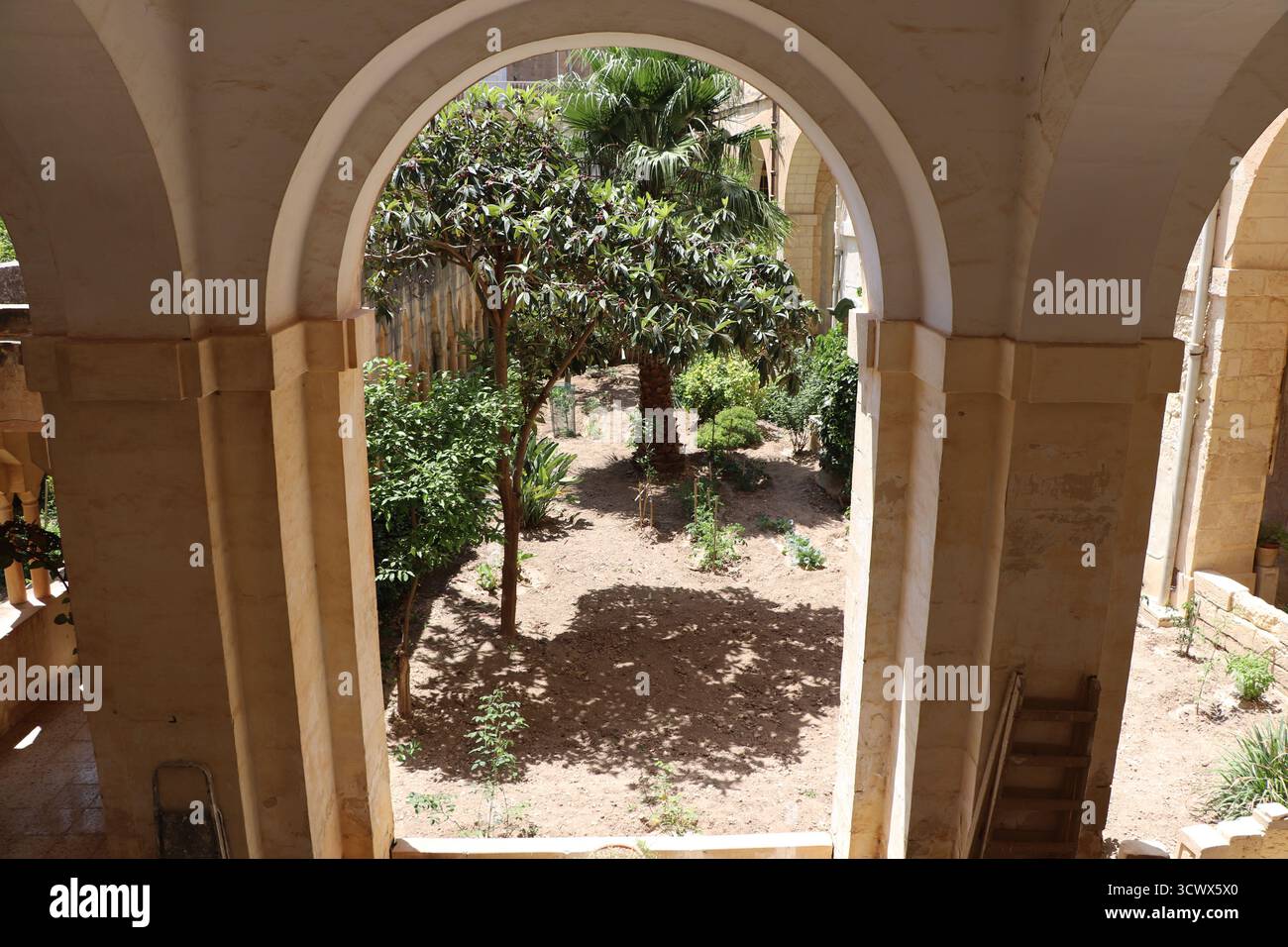 Saint Peter`s Monastery Museum, Mdina, Malta Stock Photo - Alamy