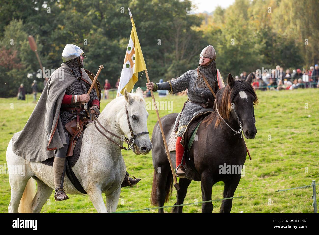 Battle of Hastings re enactment reenactment re-enactment 2025 Stock Photo - Alamy