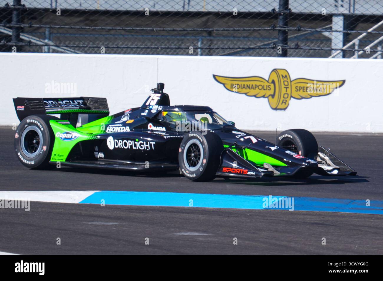 Race driver Mick Schumacher drives through a turn as he participates in ...
