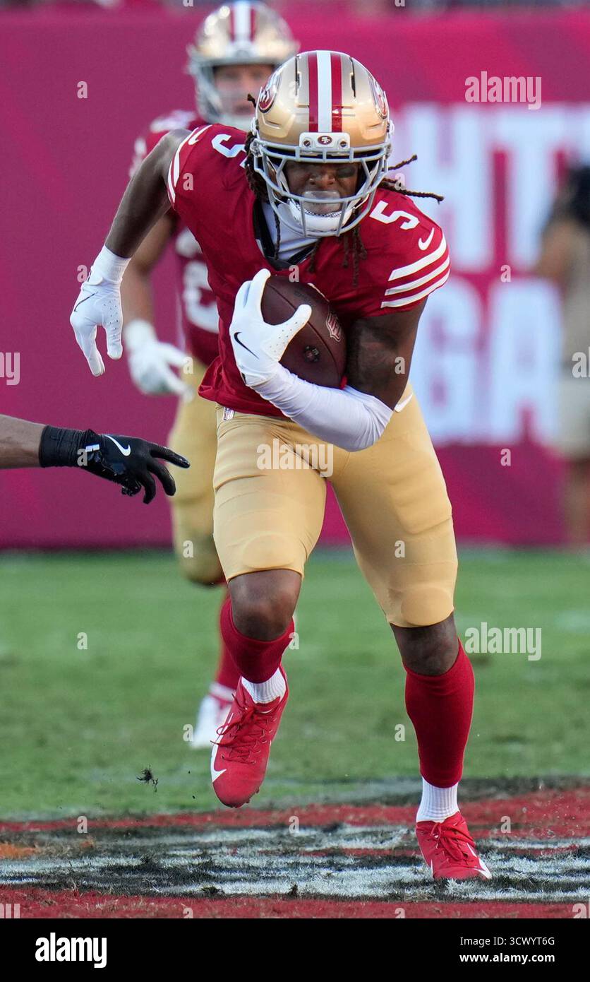 San Francisco 49ers wide receiver Demarcus Robinson during the first ...