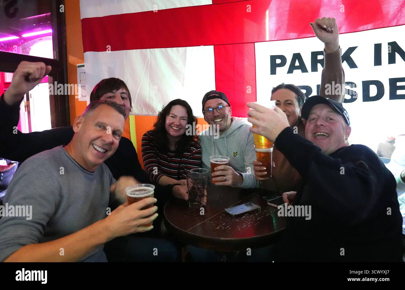 England fans in Riga, Latvia, ahead of tomorrows FIFA World Cup ...