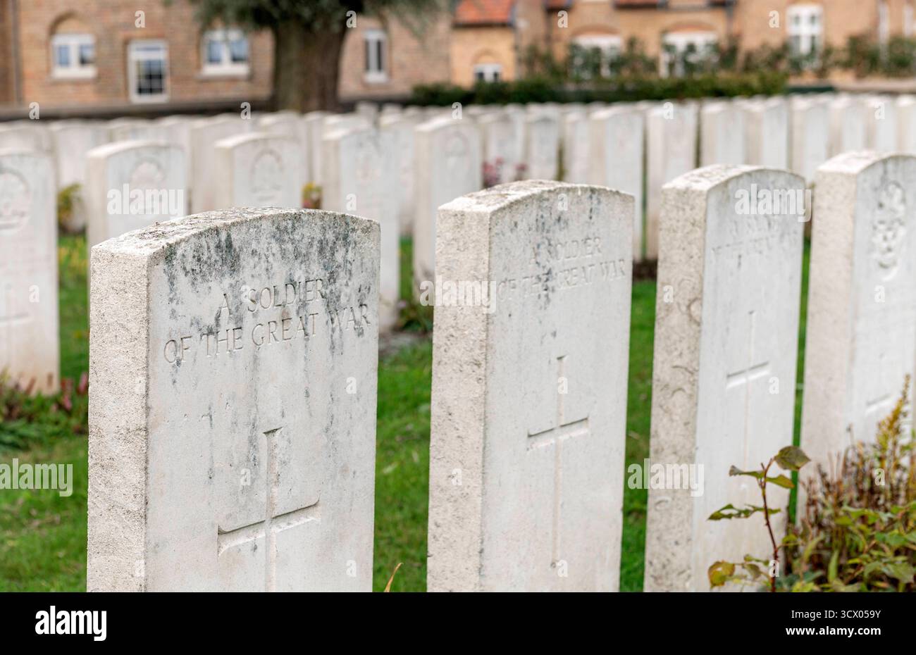 Mesen Belgium September 2025 Messines Ridge British Cemetery, a First ...