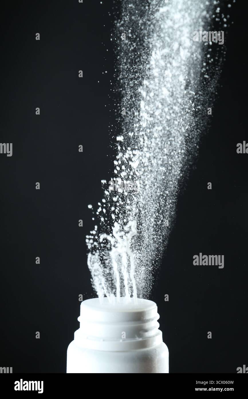 Talcum powder flying on hi-res stock photography and images - Alamy