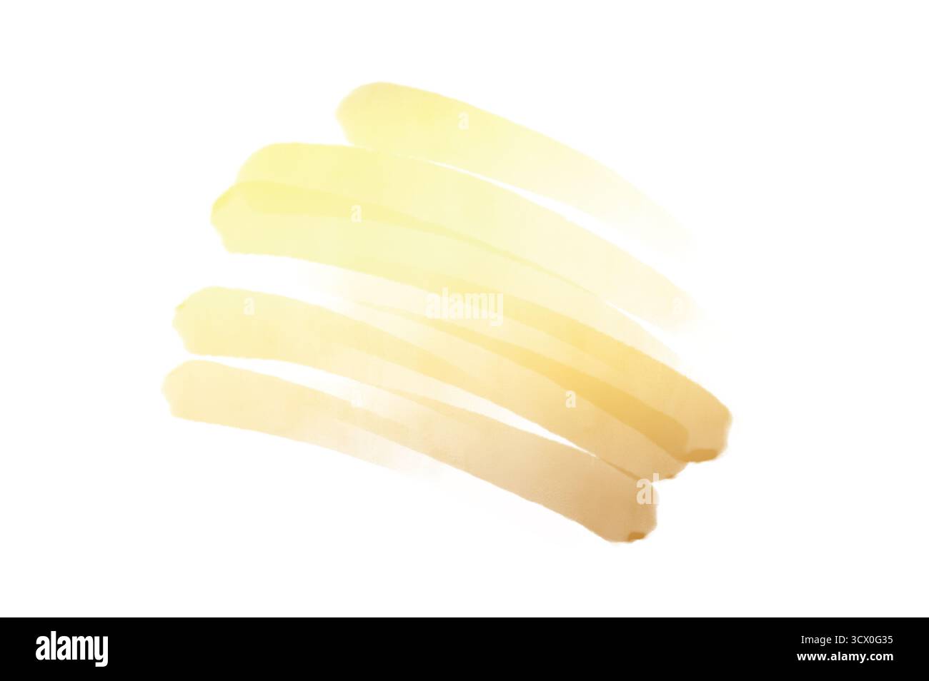 Hand drawn bright golden Cut Out Stock Images & Pictures - Alamy