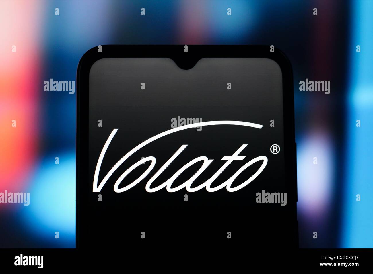 In this photo illustration, the Volato Group (Fly Volato) logo is seen ...